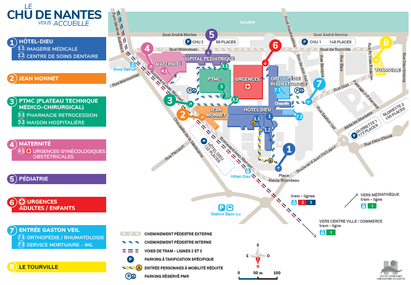 CHU de Nantes - Comment vous rendre dans le service CHU de Nantes - Comment vous rendre dans le service